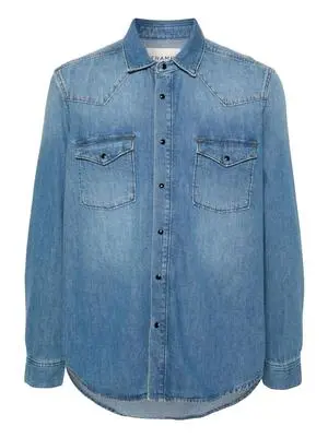 FRAME Western Denim Shirt - Blue