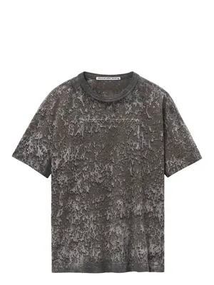 Alexander Wang Embossed Logo T-shirt - Grey