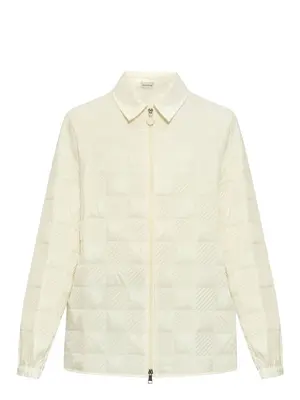 Moncler Logo-appliqué Jacket - Neutrals