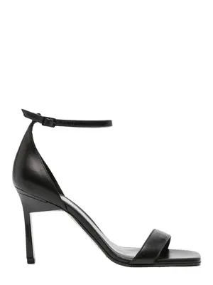 Calvin Klein 90mm Leather Sandals - Black