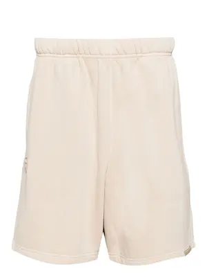 AAPE BY *A BATHING APE® Logo-embroidered Jersey Track Shorts - Neutrals