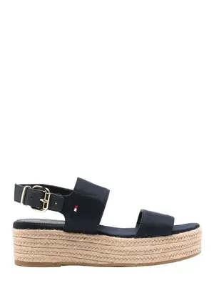 Tommy Hilfiger 55mm Canvas Platform Espadrilles - Blue