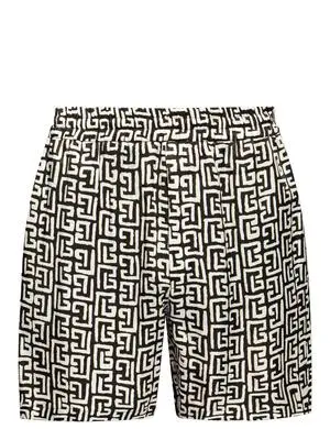 Balmain 4g-print Deck Shorts - Black