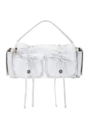 Acne Studios Multipocket Vintage Bag - White & Grey
