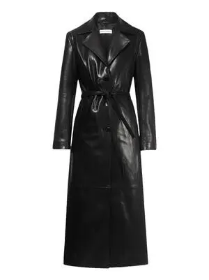 Nour Hammour - Tamara Leather Trench Coat