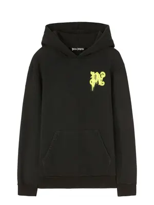 PALM ANGELS Palm Angels Thinking Pencil Cotton Hoodie