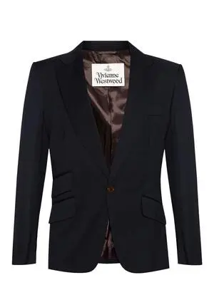 VIVIENNE WESTWOOD Peak-lapel Single-breasted Blazer - Blue