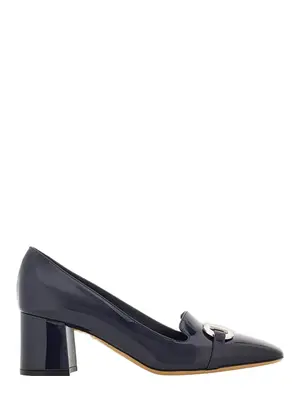 FERRAGAMO Gancini Ornament Pump - Blue