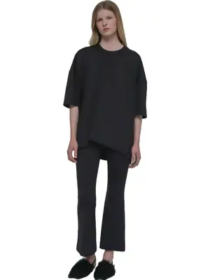 Rosetta Getty Collapsed T-shirt - Black