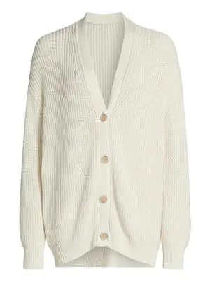 Jenni Kayne Cotton Cocoon Cardigan - Ivory