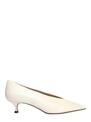 Le Monde Beryl Babouche Calf Leather Pumps - Neutrals