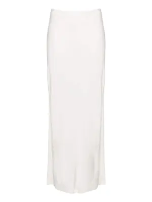 Helmut Lang Maxi Jersey Skirt - Neutrals