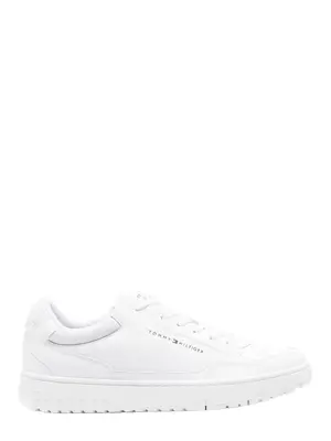 Tommy Hilfiger Leather Basket Sneakers - White