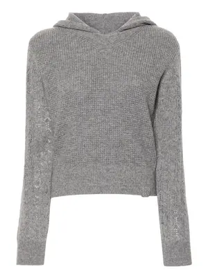 VICTORIA BECKHAM Victoria Beckham Hooded Wool Jumper