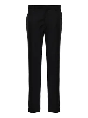 BRIGLIA 1949 Mid-rise Wool Trousers - Blue