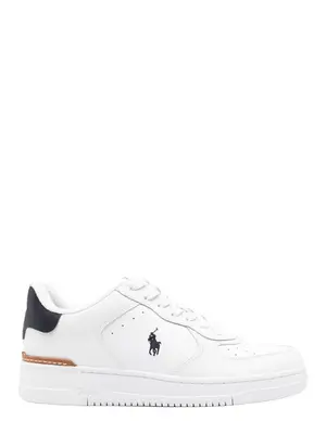 Polo Ralph Lauren Pony-embroidered Leather Sneakers - White