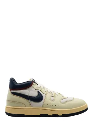 Nike Attack PRM Panelled Leather Sneakers Neutrals