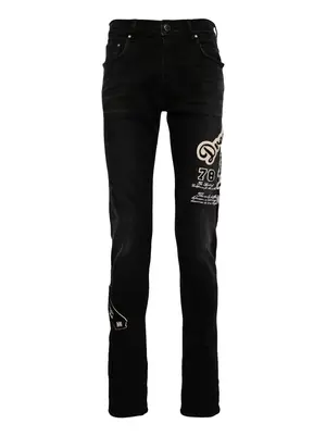 Amiri Mid-rise Skinny Jeans - Black