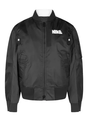 Nike X Sacai Layered Bomber Jacket - Black