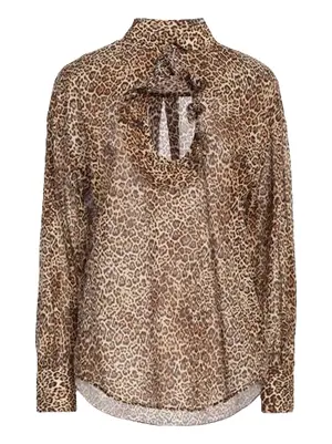 Dsquared2 Leopard-print Top - Beige