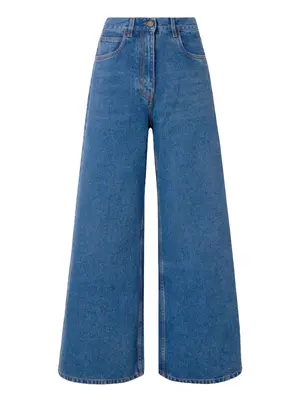 Etro High-rise Wide-leg Denim Jeans - Blue