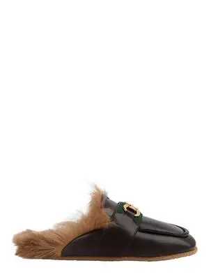 Gucci Horsebit Slipper - Brown
