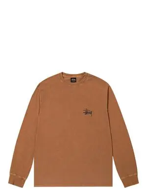 StÜssy Basic Pigment Dyed Long-sleeve Tee - Brown