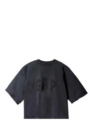 Yeezy Engineered Balenciaga Cropped Dove No Seam Tee 'washed - Black