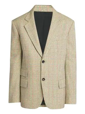 Bottega Veneta Prince Of Wales Sport Coat - Grey