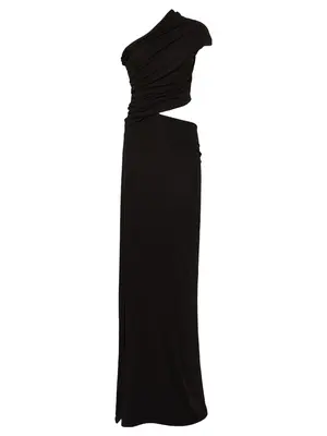Dsquared2 One-shoulder Maxi Dress - Black