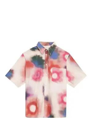 MARANT Labilio Watercolour-print Shirt - Neutrals