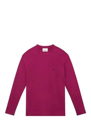 MARANT Aloni Logo-embroidered T-shirt - Purple