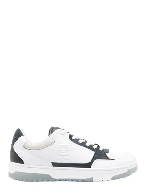 Tommy Hilfiger Embossed Leather Sneakers - White