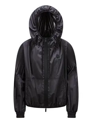 Moncler Auxonne Hooded Windbreaker - Black
