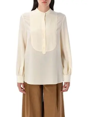 Chloé Silk Blouse - Pristine White