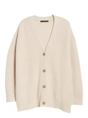 Jenni Kayne Cotton Cocoon Cardigan Sweater - Ivory