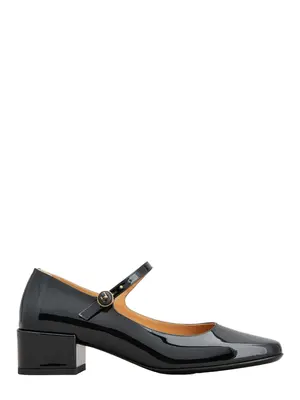 TOD'S Mary Jane Patent-finish Pumps - Black
