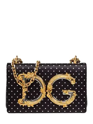 Dolce & Gabbana Small Dg Baroque Crossbody Bag - Black