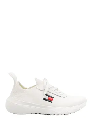 Tommy Hilfiger Knitted Low-top Sneakers - White