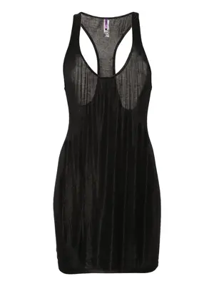 MAISON CLOSE La Femme Amazone Ribbed Minidress - Black