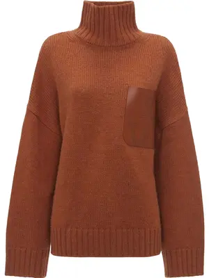 JW ANDERSON JW Anderson Anchor-Logo Ribbed-Knit Jumper