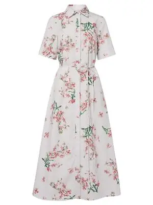 Erdem Floral Cotton Shirt Dress - Multicoloured
