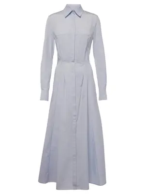 Gabriela Hearst Eugene Shirt Dress - Blue