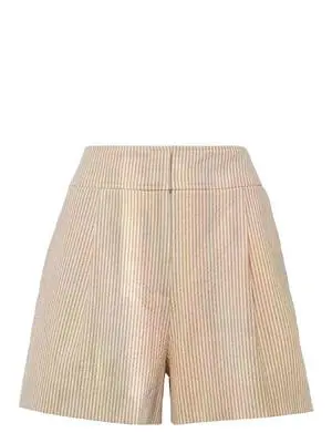 Veronica Beard Veronica Beard Haina High-Rise Seersucker Shorts Multicoloured