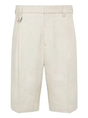 Jacquemus Jacquemus Le Short Melo Bermuda Shorts White