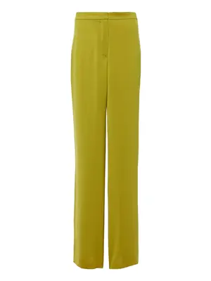 Max Mara Medusa High-rise Straight Pants - Green