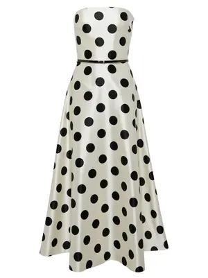 Max Mara Cippo Polka-dot Maxi Dress - Multicoloured