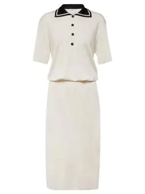 FERRAGAMO Polo Dress - White