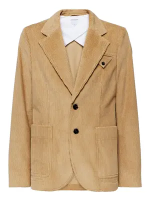 Bottega Veneta Cotton Corduroy Jacket - Beige