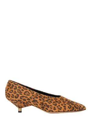 Isabel Marant Ebisa Print Suede Pumps - Leopard
